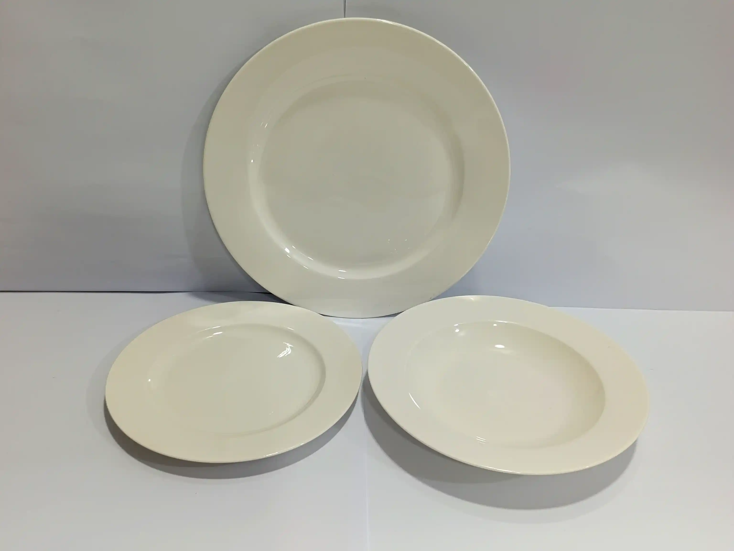 Ceramic Plate Set(18-Pcs) White | Plates And Dishes