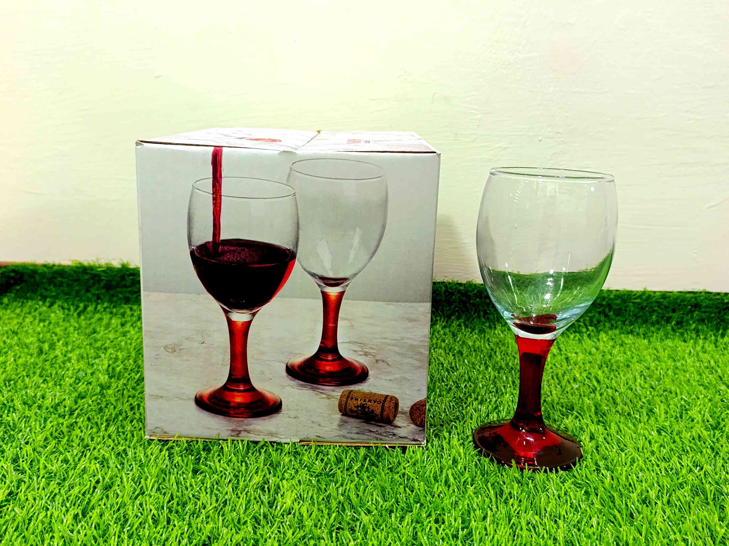 Imperial Goblet Red bottom (300ml) | Glass